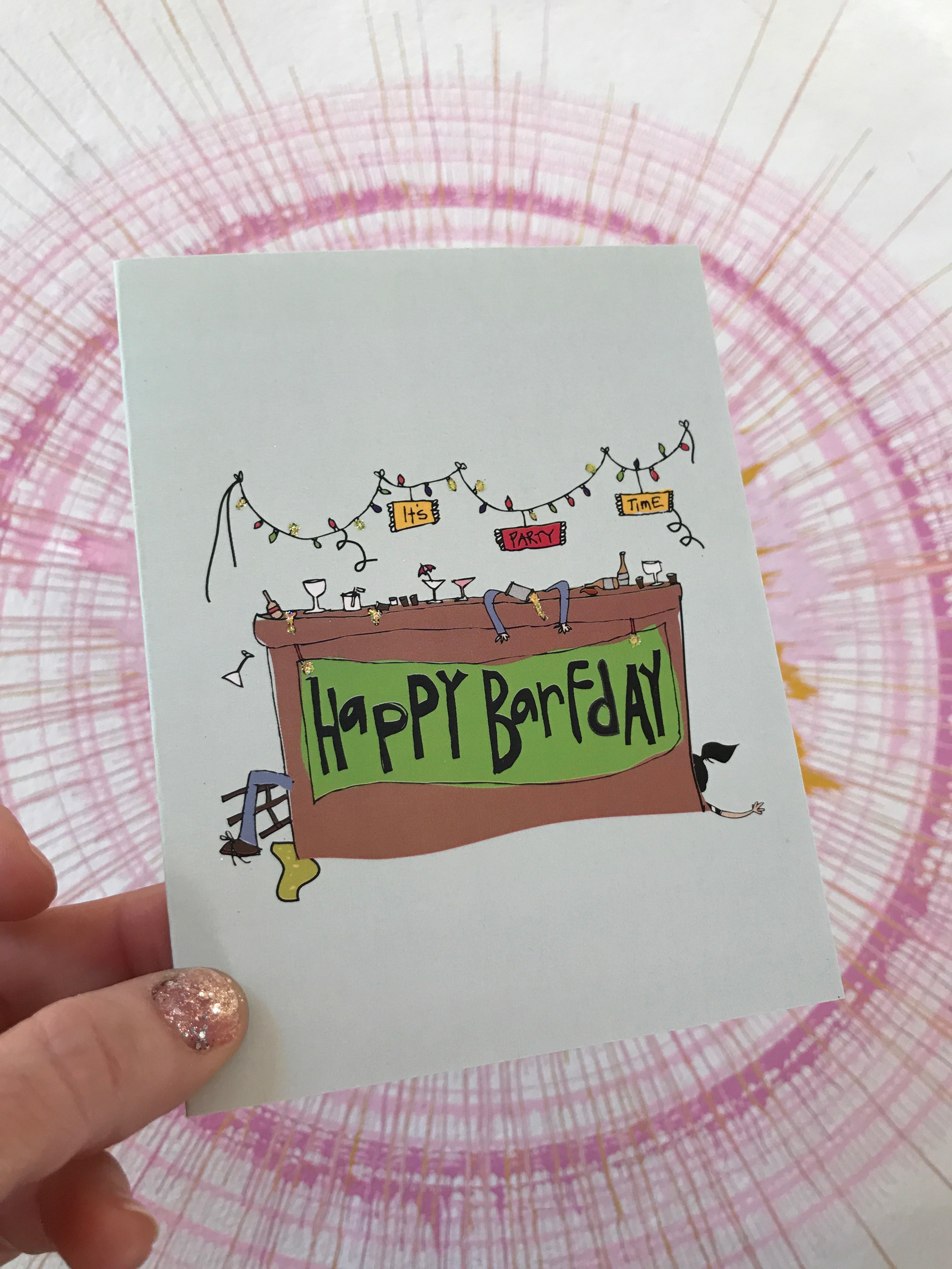 Happy barfday – Jenny Sweeney Designs